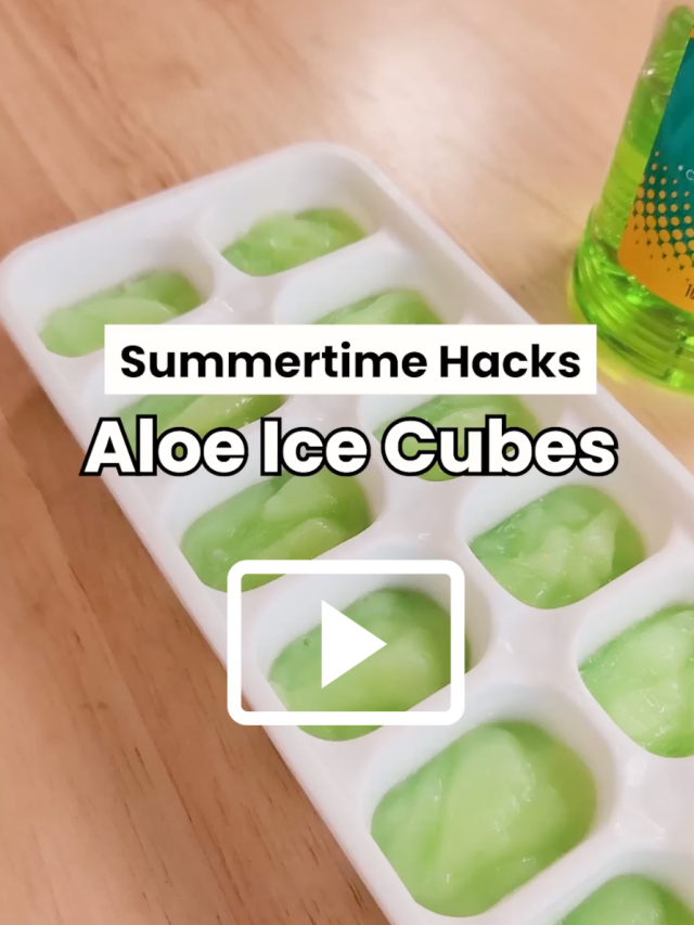 Aloe Ice Cubes Hack | Savory