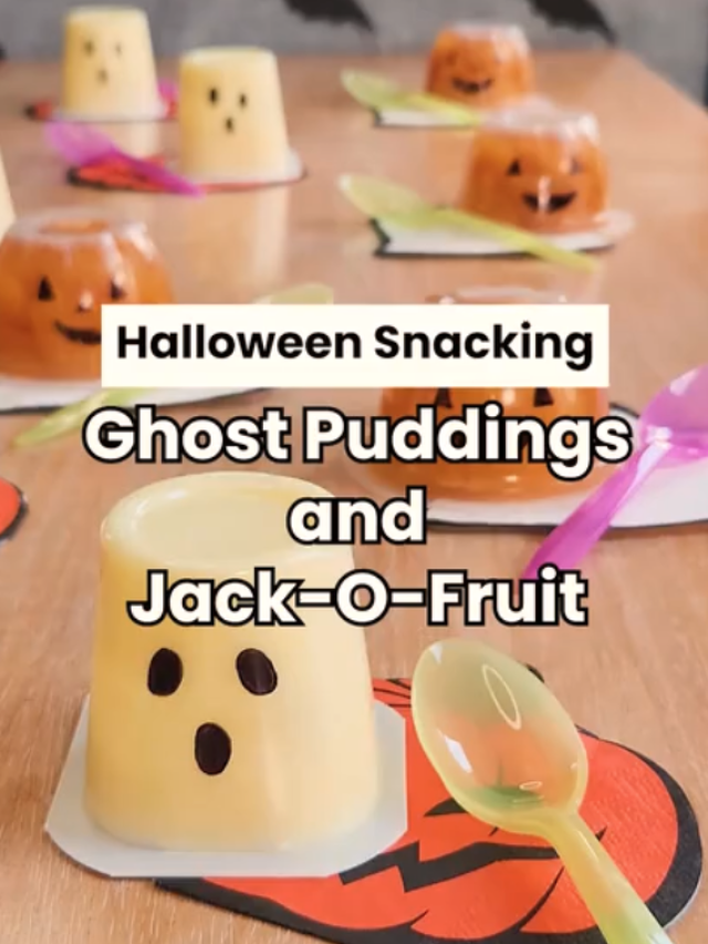 Ghost Puddings and Jack-O-Fruit | Savory