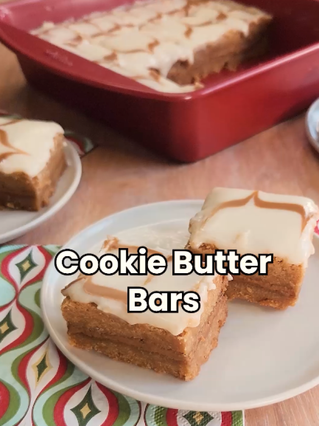 Cookie Butter Bars | Savory