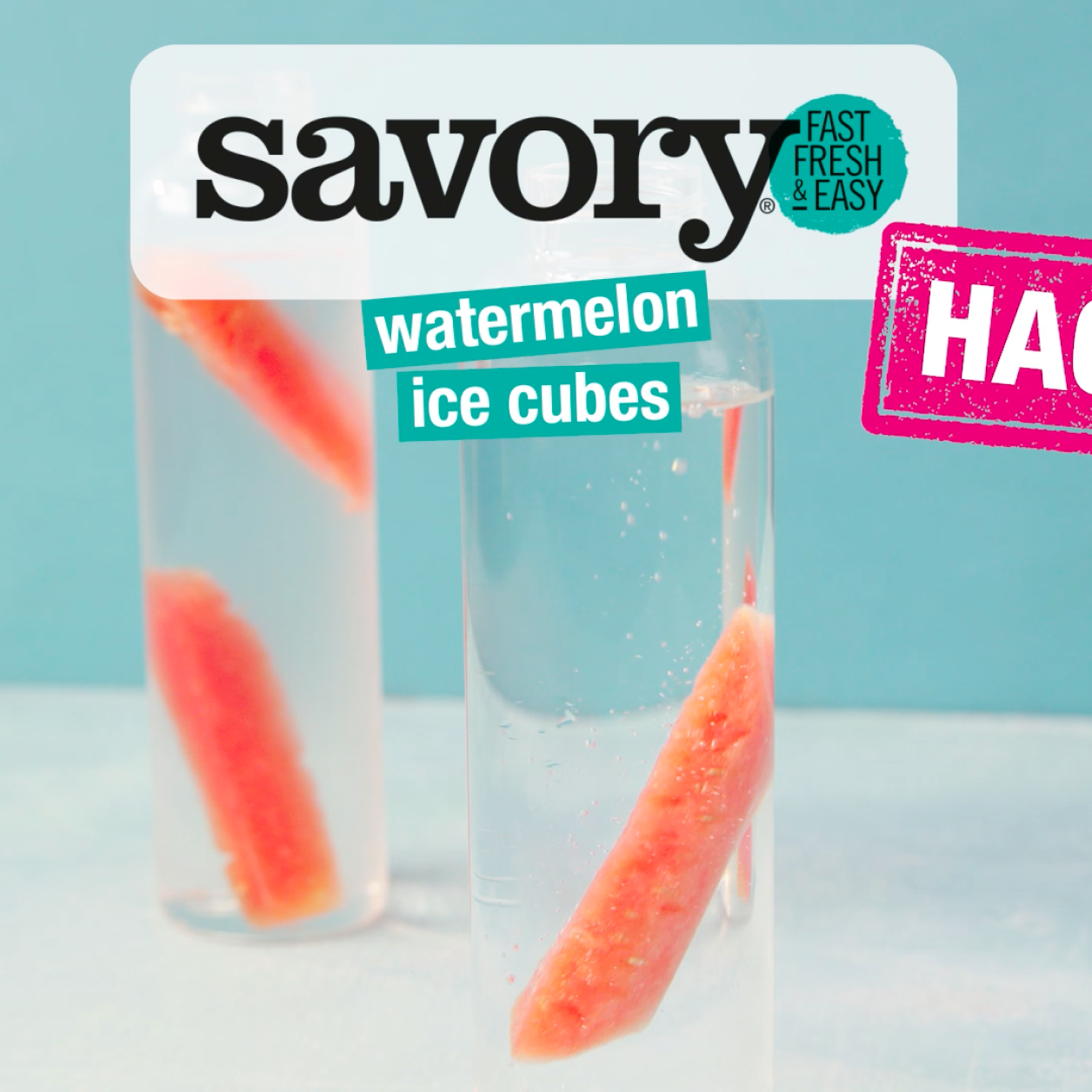 How to Make Watermelon Ice Cubes | Savory