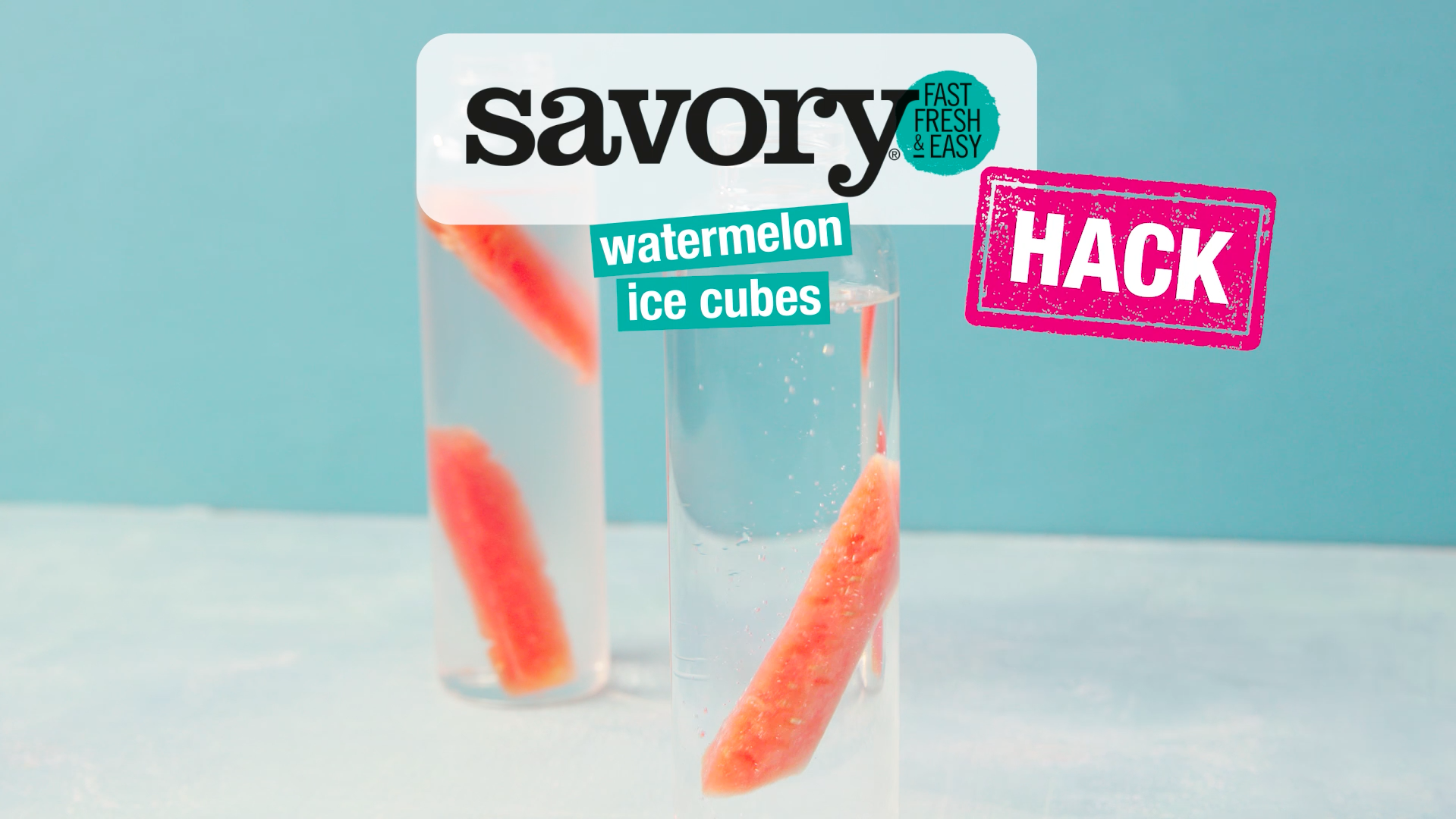 How to Make Watermelon Ice Cubes | Savory