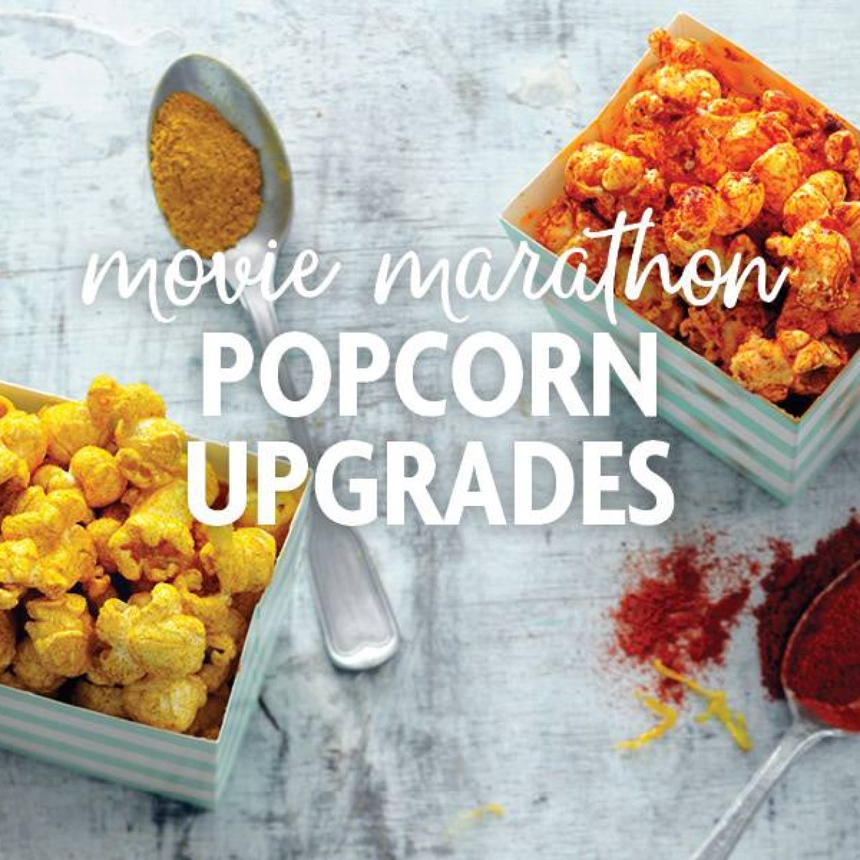 Movie Marathon Popcorn Upgrades | Savory