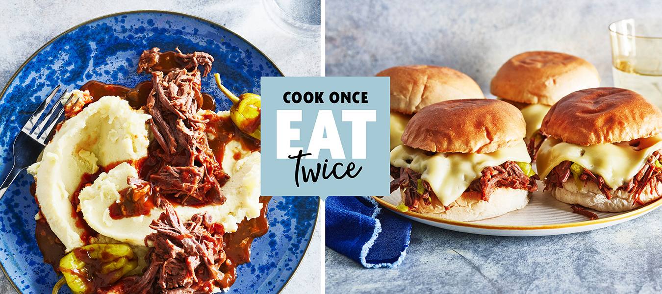 Cook Once, Eat Twice: Slow Cooker “Mississippi Roast” | Savory