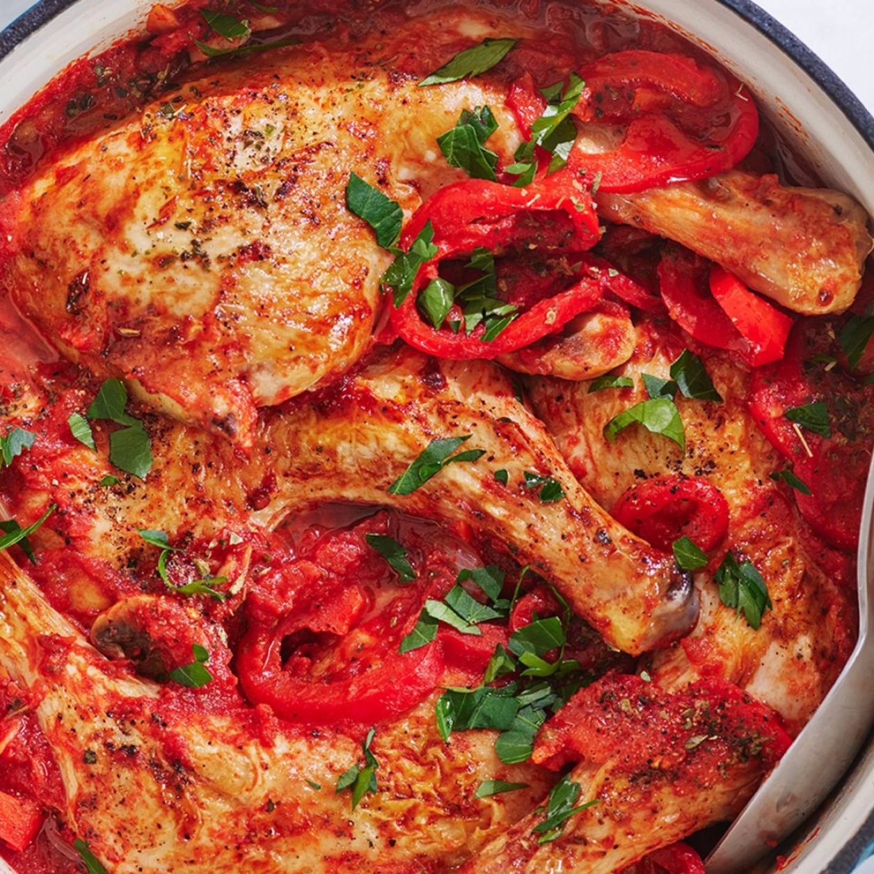Cook once, Eat twice: Chicken Cacciatore | Savory