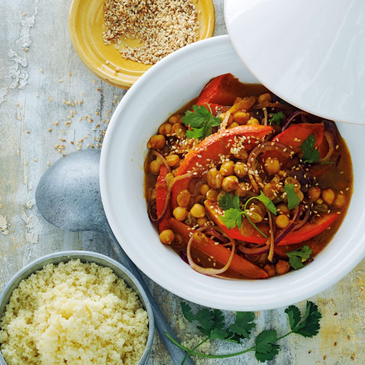 Butternut Squash Tagine with Chickpeas | Savory