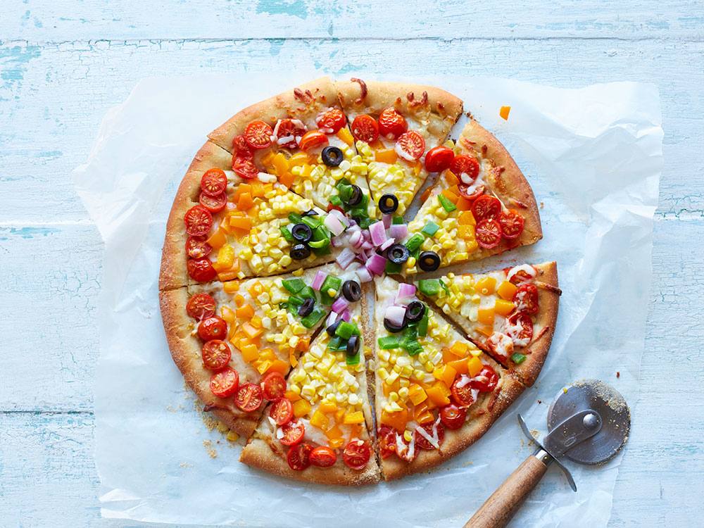 Rainbow Pizza
