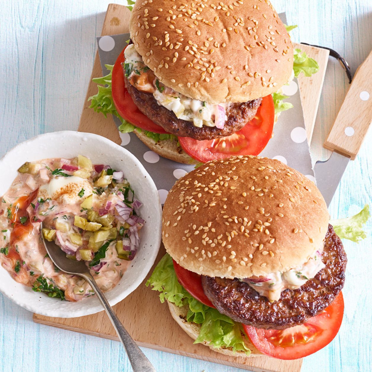 Burgers with Special Sauce | Savory