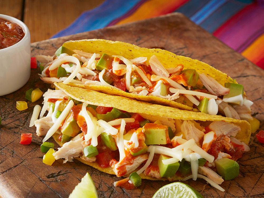 Tyson® Savory Fiesta Chicken Tacos | Savory