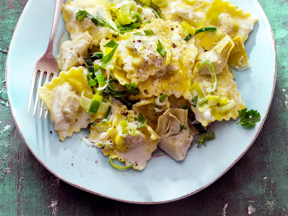 Ravioli with Artichoke and Ricotta | Savory