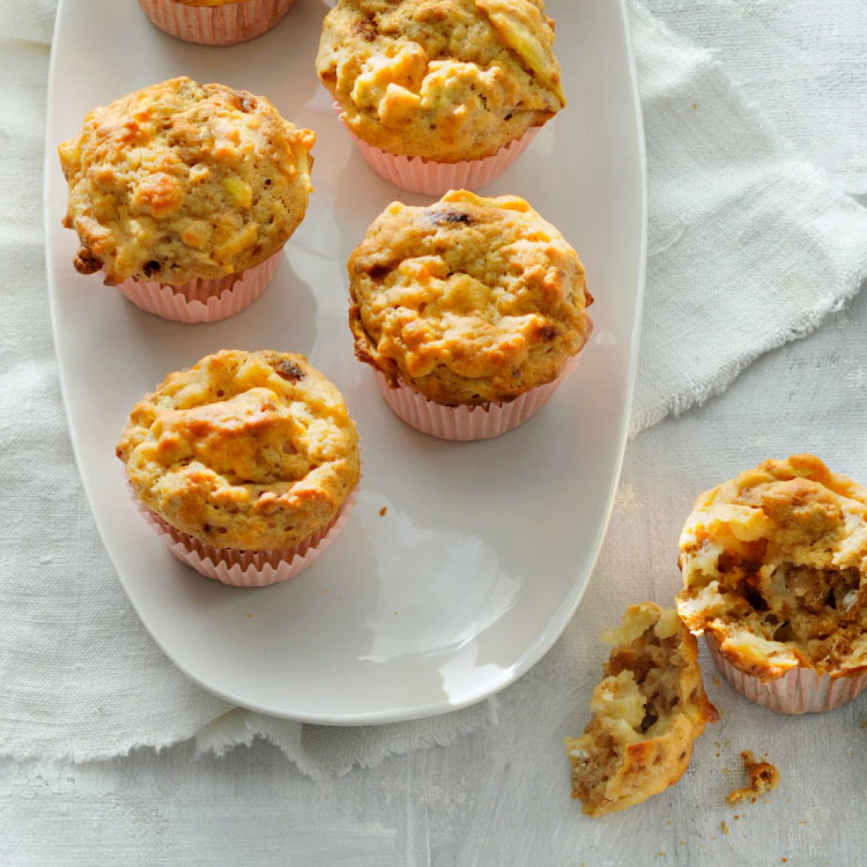 Mini Apple Spiced Bran Muffins | Savory