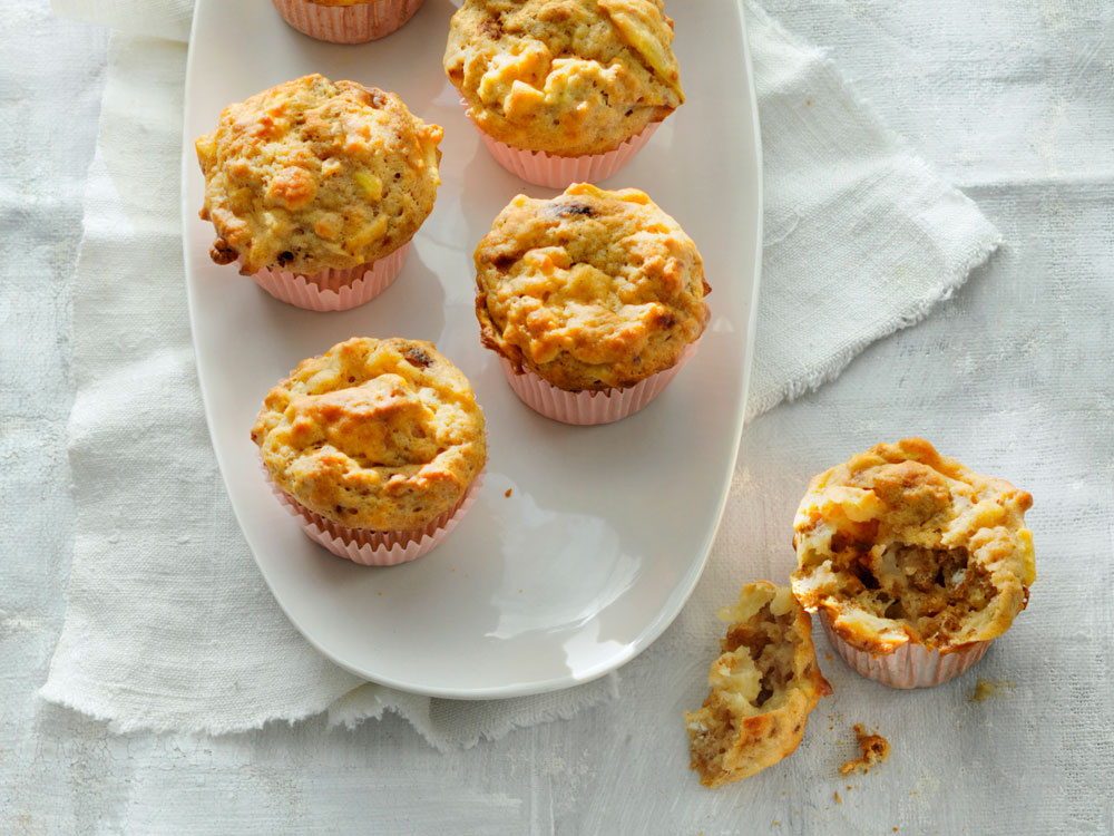 Mini Apple Spiced Bran Muffins | Savory