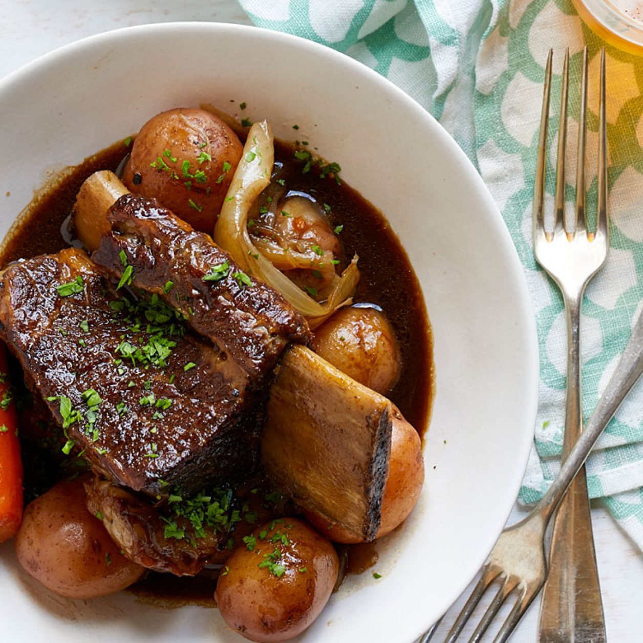 Beer-Braised Short Ribs | Savory