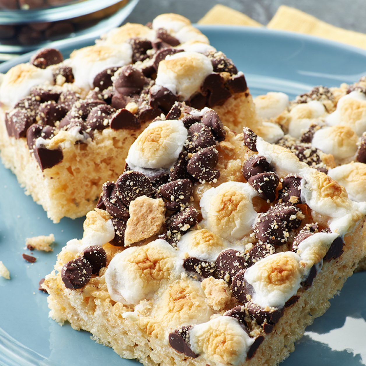 Toasted Smores Rice Crispy Treats | Savory