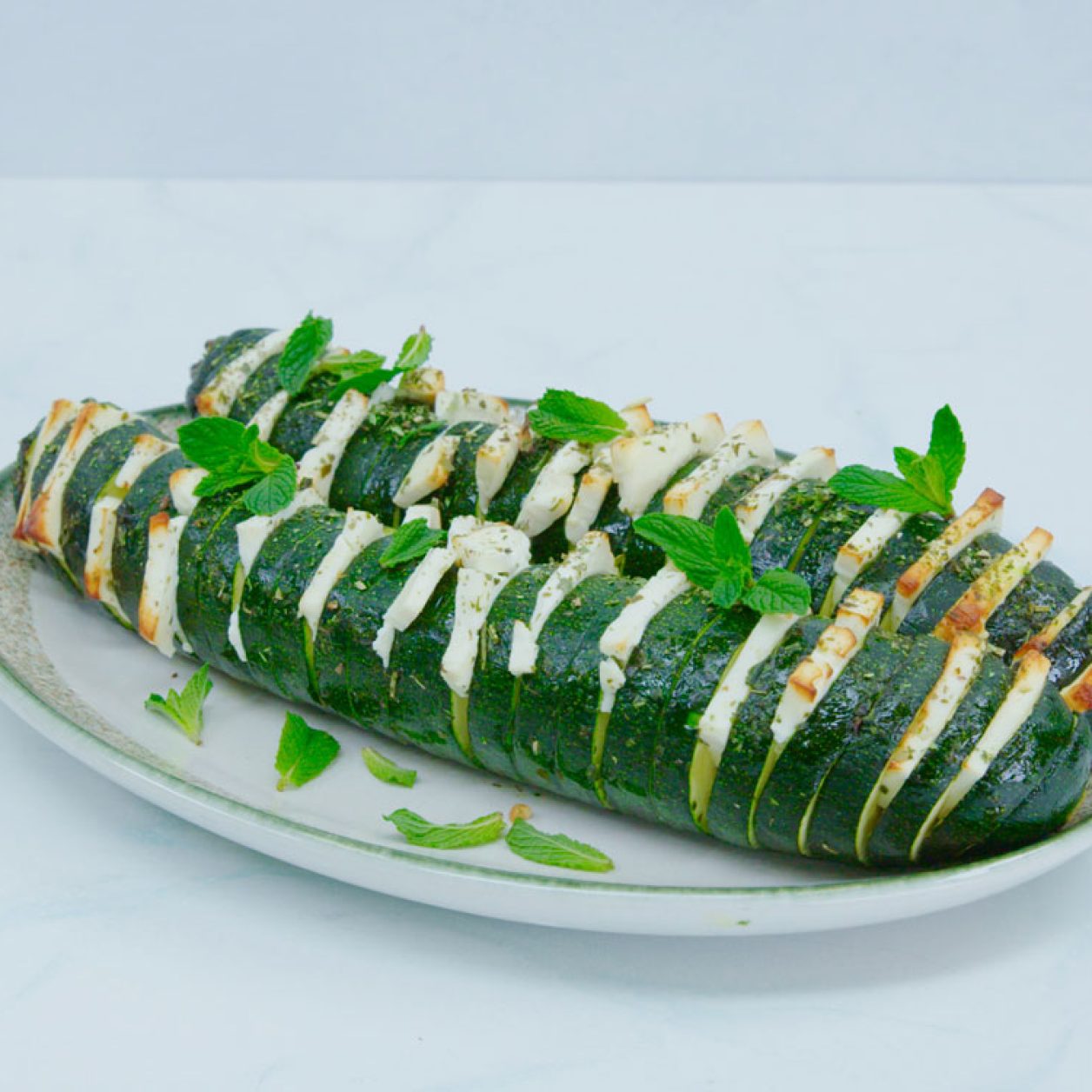 Hasselback Zucchini | Savory