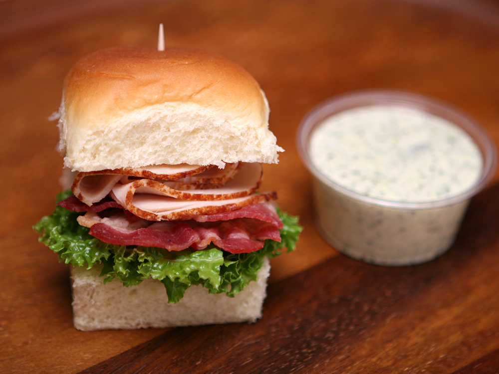 King's Hawaiian® Turkey Club Slider with Pesto | Savory