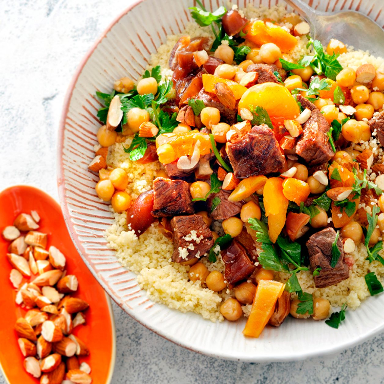 Moroccan Beef and Couscous Bowl | Savory