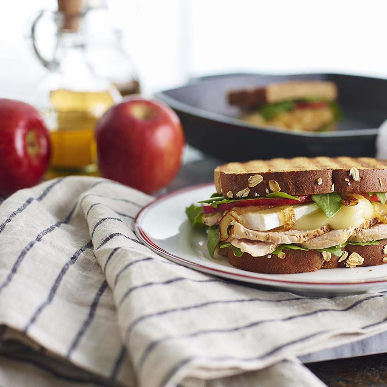 Panera Bread® Turkey, Apple and Brie Panini | Savory