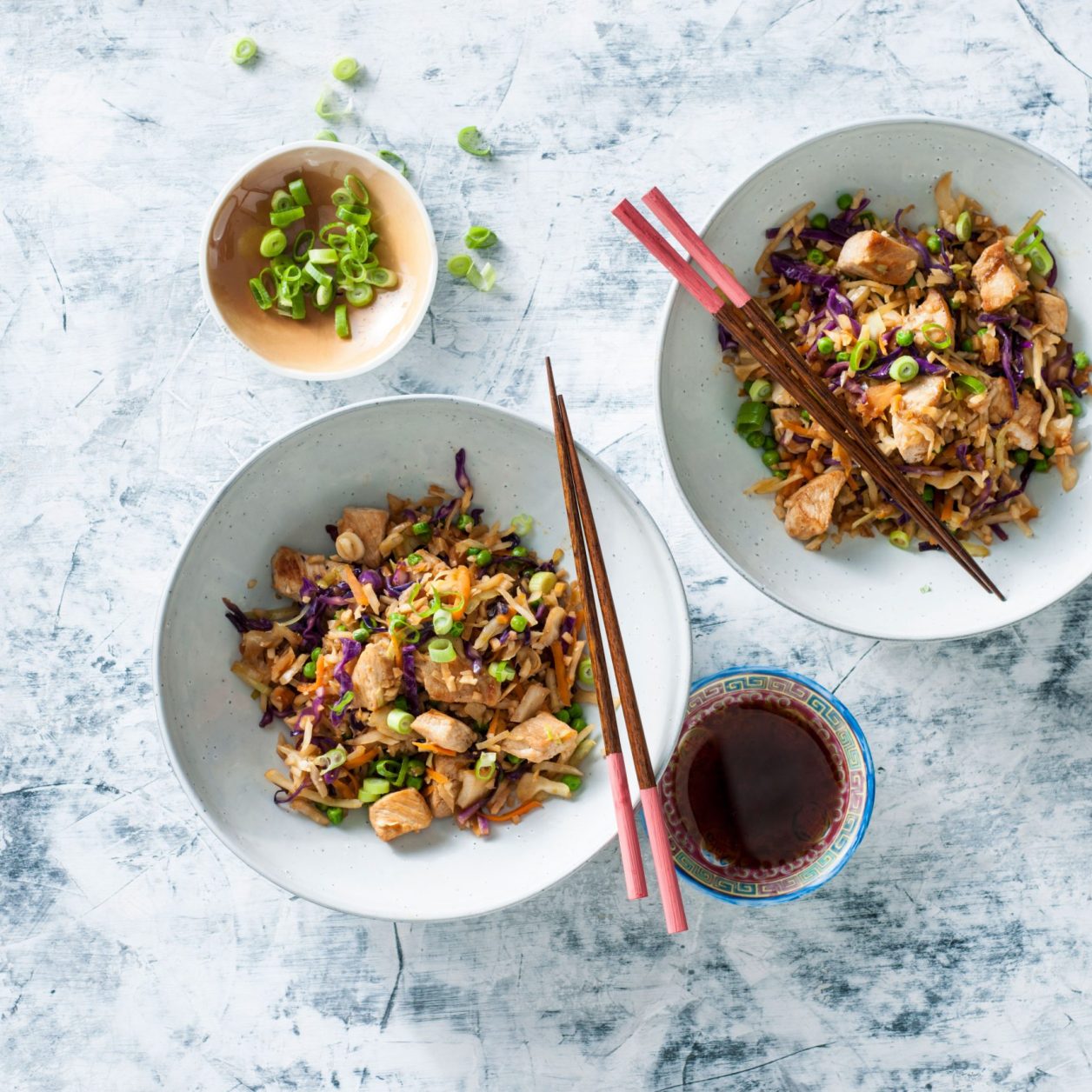Pork and Cabbage Fried Cauliflower Rice | Savory