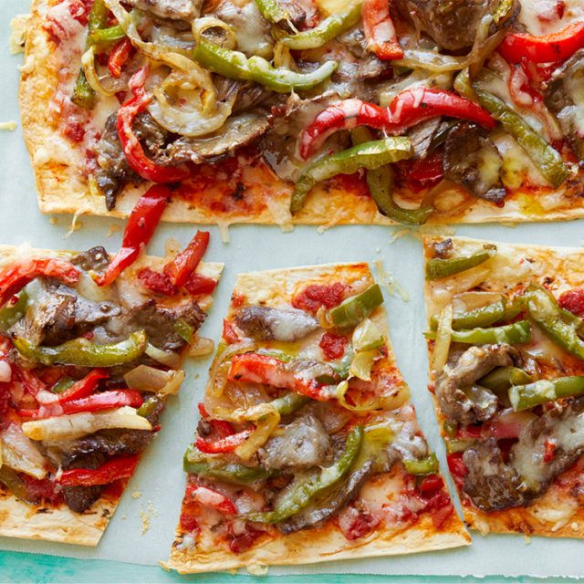 Fajita Steak Flatbread | Savory