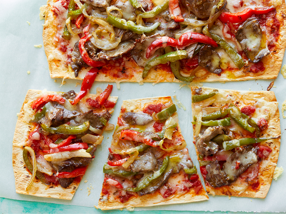 Fajita Steak Flatbread | Savory