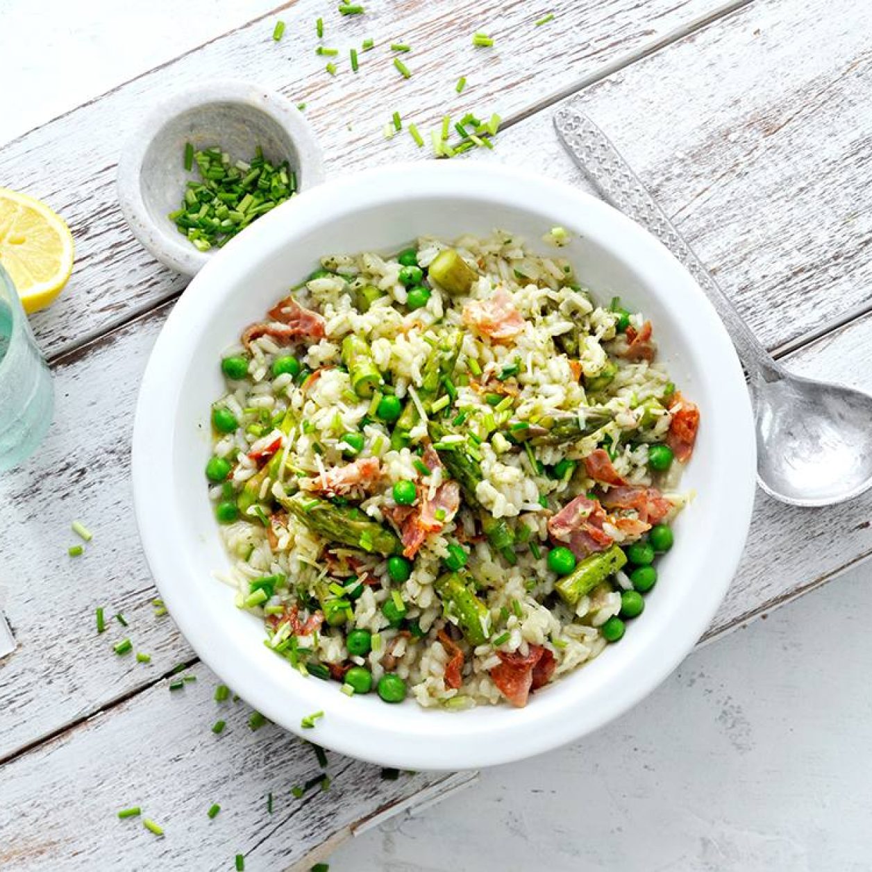 Slow Cooker Spring Green Risotto | Savory