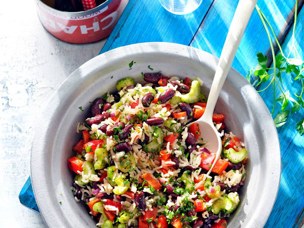 Red Beans and Rice Salad | Savory