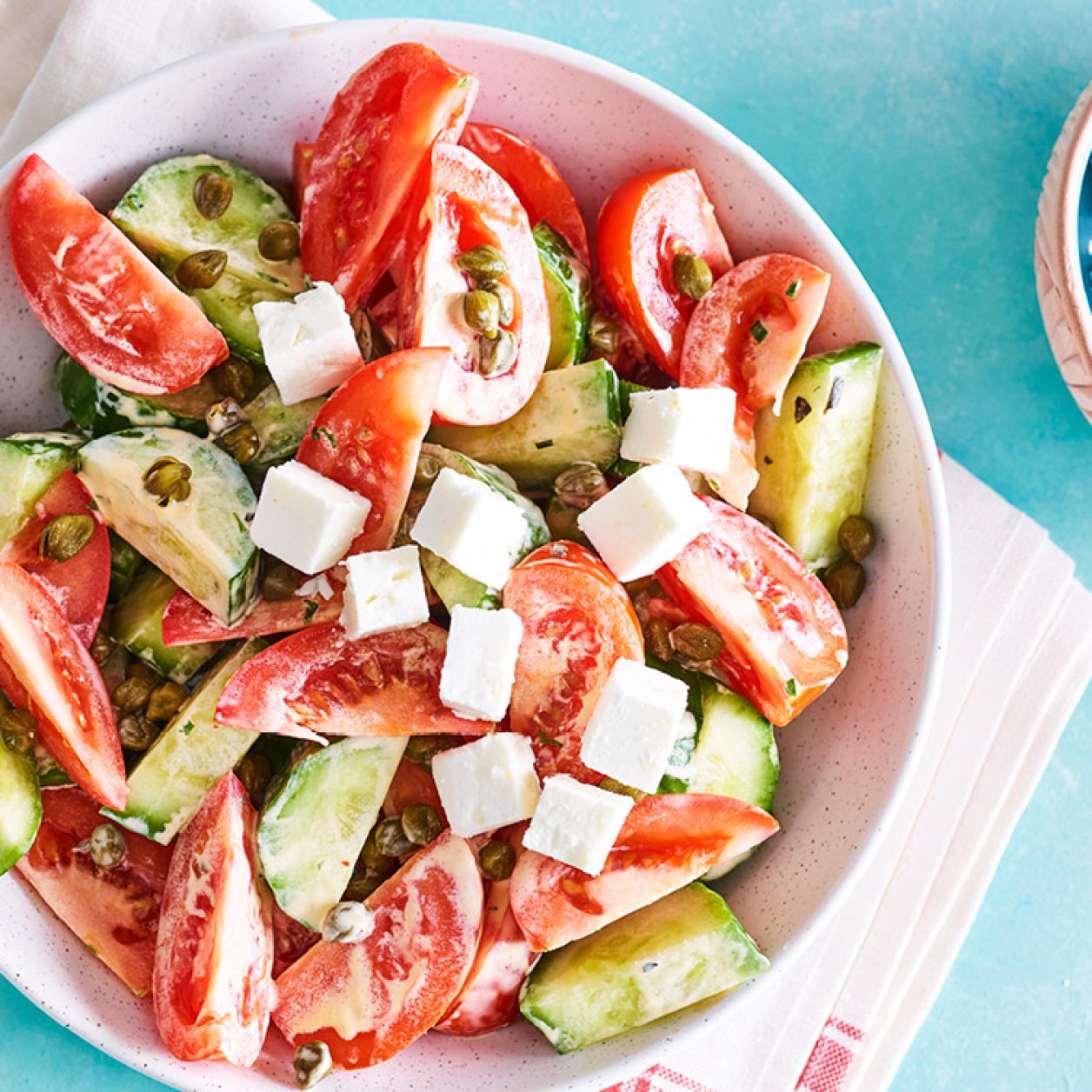 Greek Salad with Capers | Savory