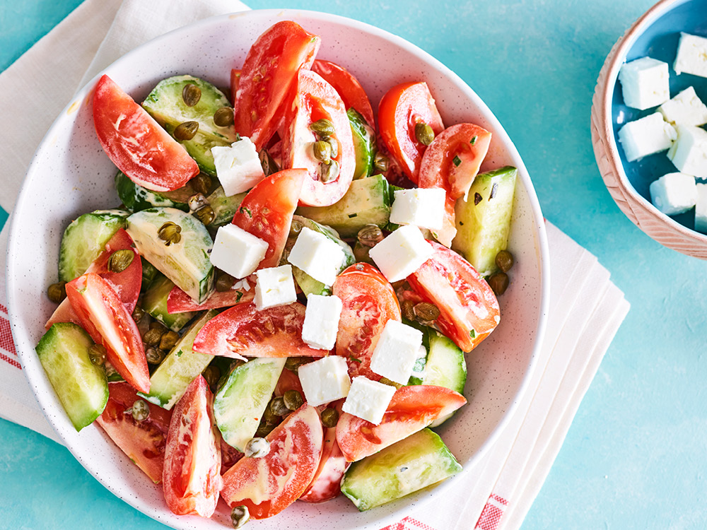 Greek Salad with Capers | Savory