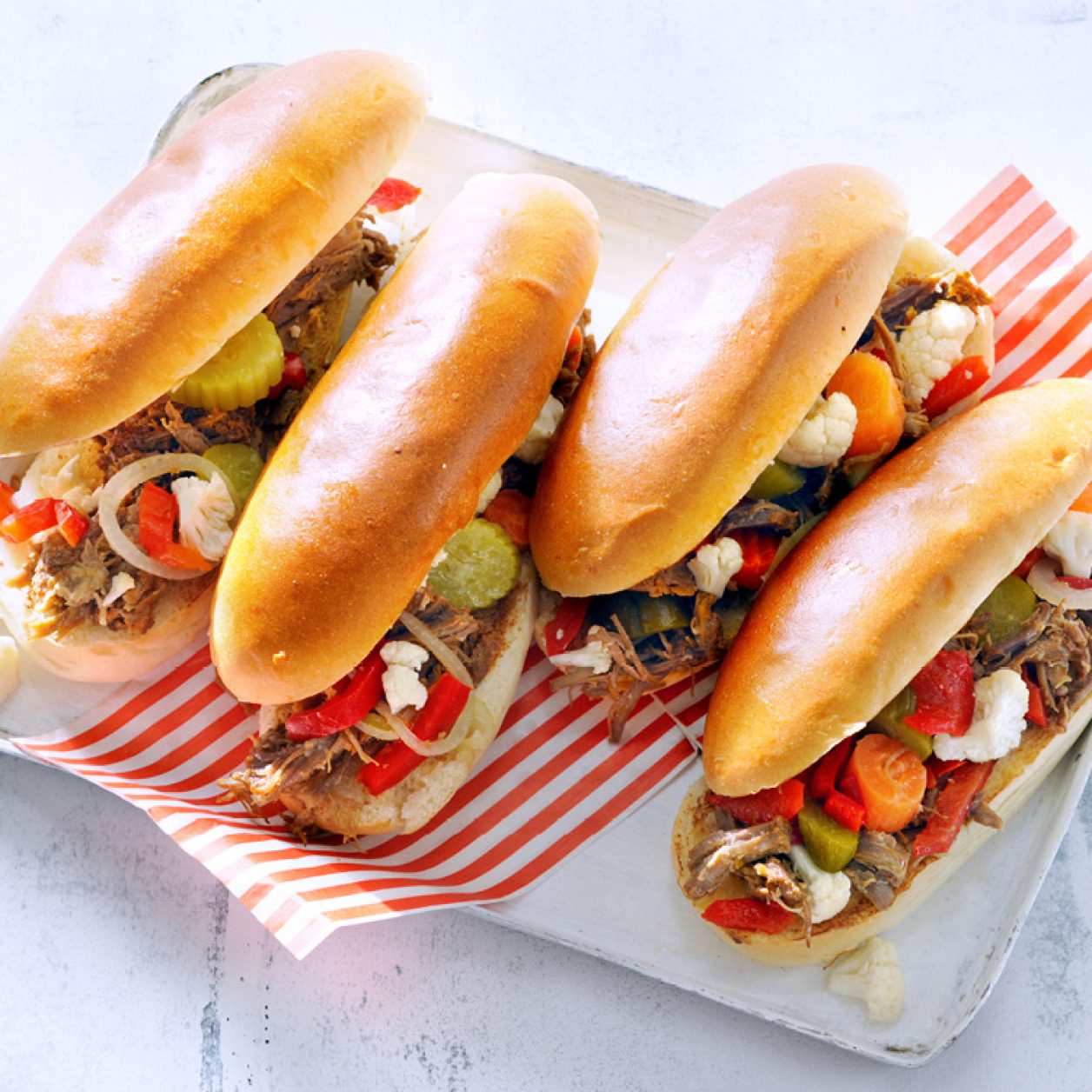 Multi-cooker Italian Beef Subs | Savory