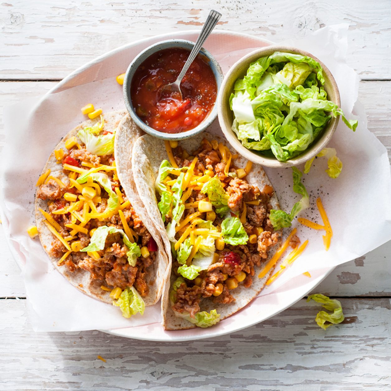 Salsa Turkey Tortilla Wraps | Savory