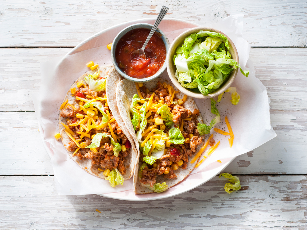 Salsa Turkey Tortilla Wraps | Savory