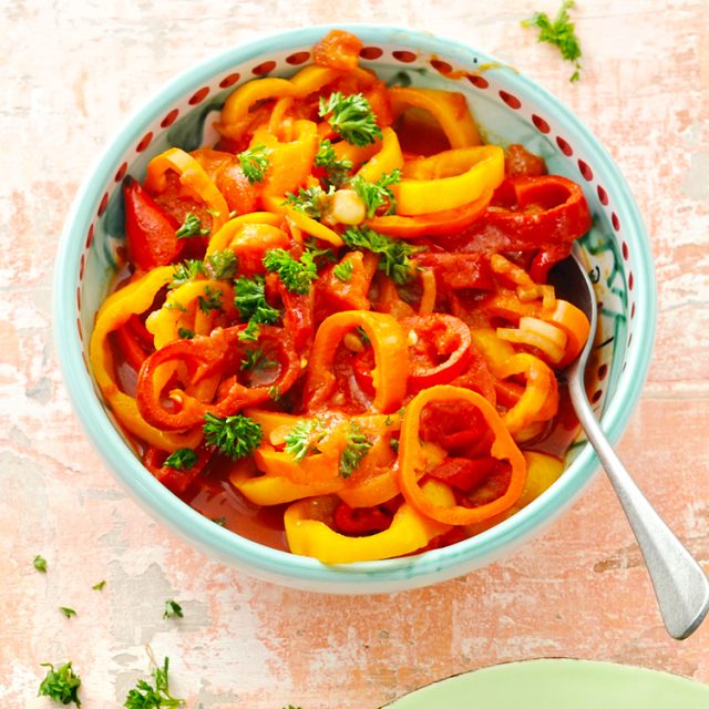 Pickled Sweet Pepper Rings | Savory