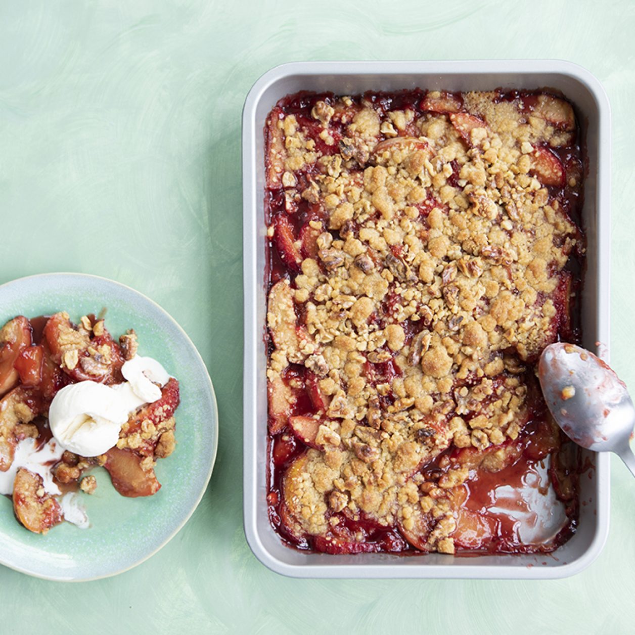 Stone Fruit Crumble | Savory