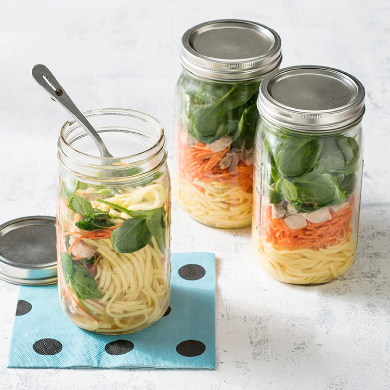 Mason Jar Miso Noodle Soup | Savory
