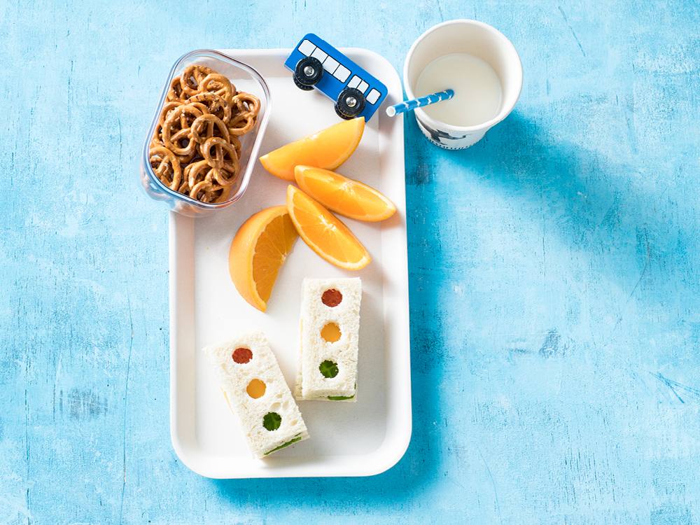 Traffic Light Finger Sandwiches | Savory