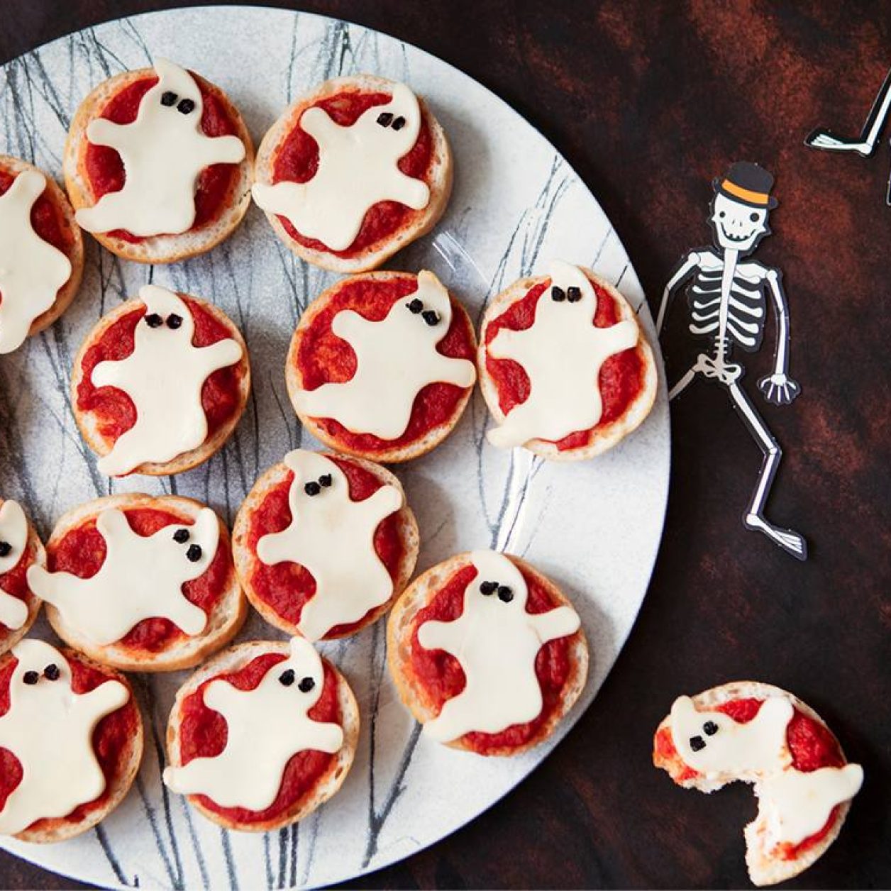 Creepy Bagel Pizzas | Savory