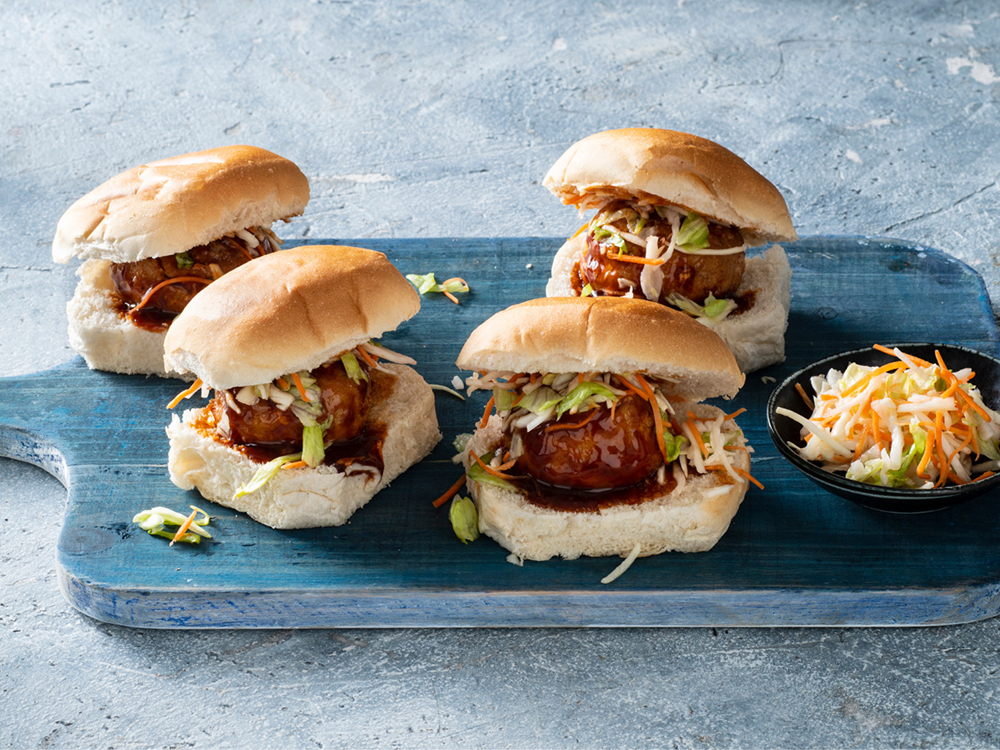 BBQ Meatball Sliders | Savory