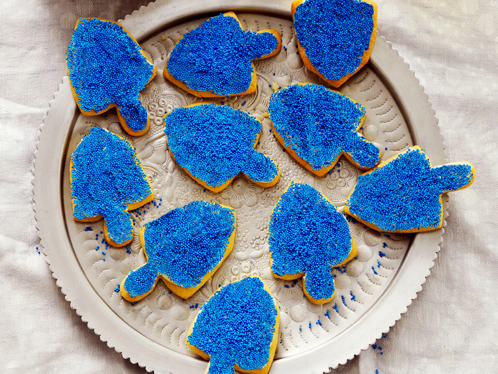 Olive Oil Dreidel Cookies | Savory