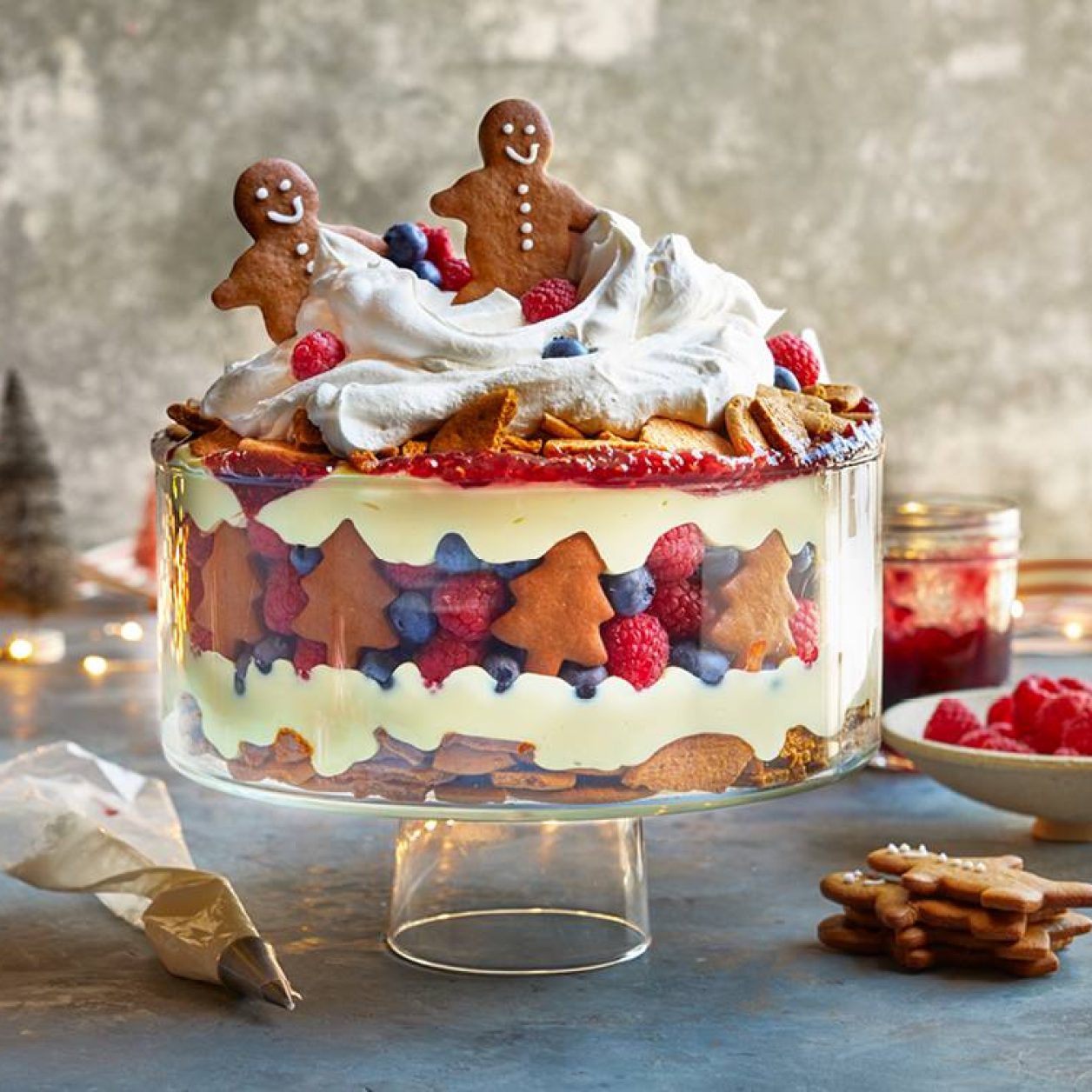 Gingerbread-Berry Trifle | Savory