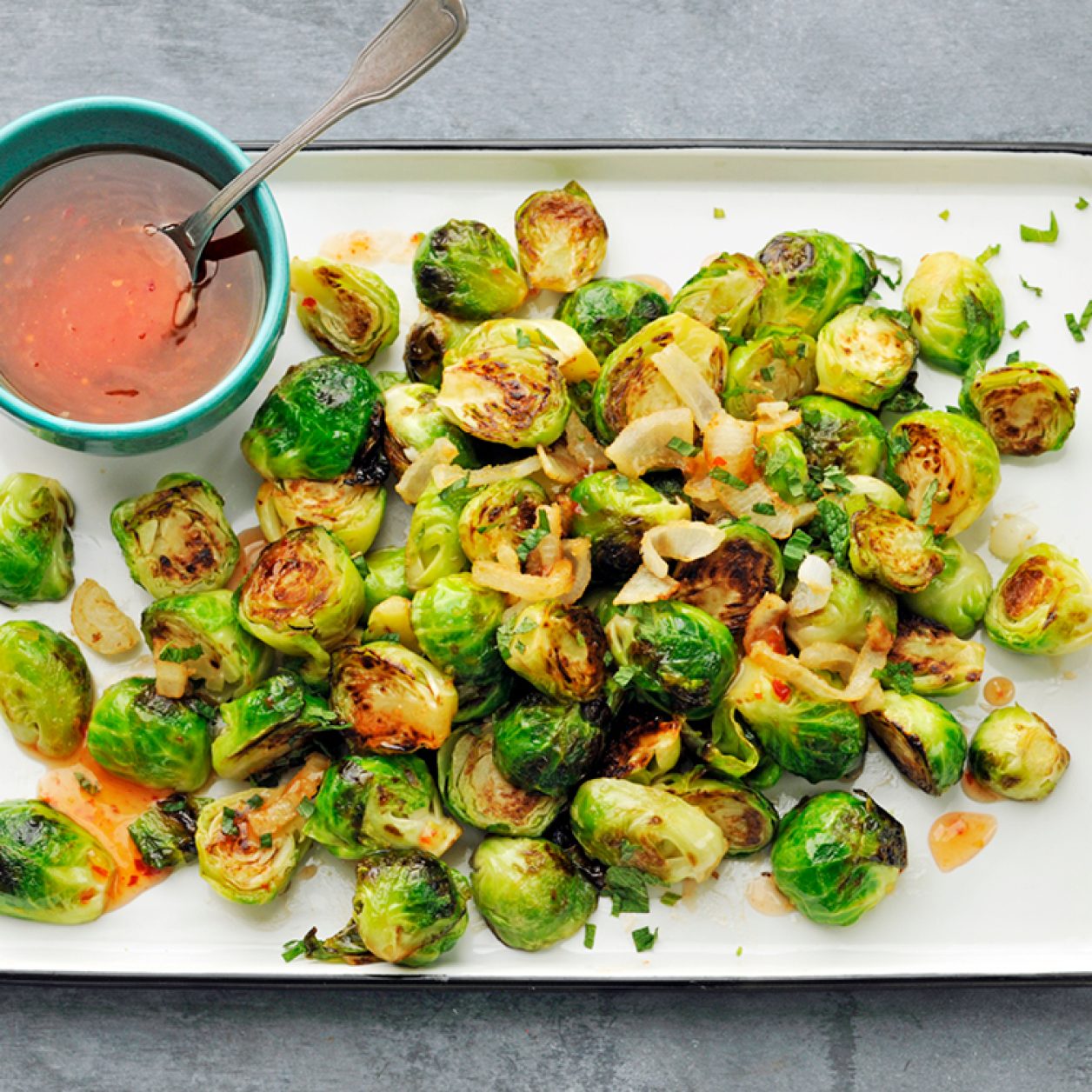 Sweet and Spicy Sprouts | Savory