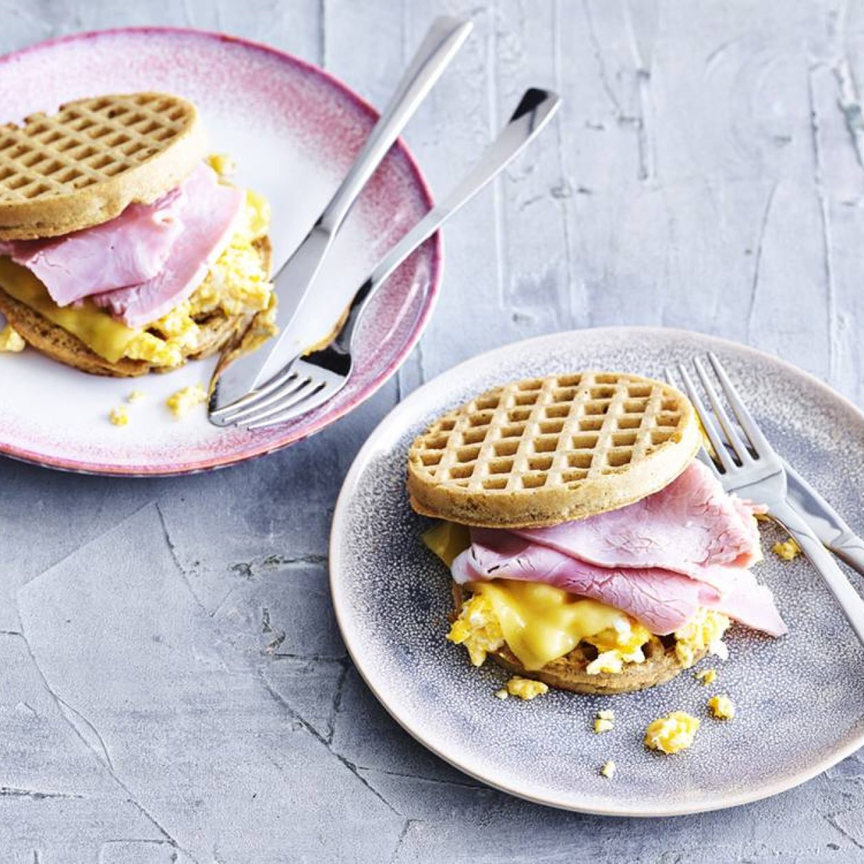 Waffle Breakfast Sandwich | Savory