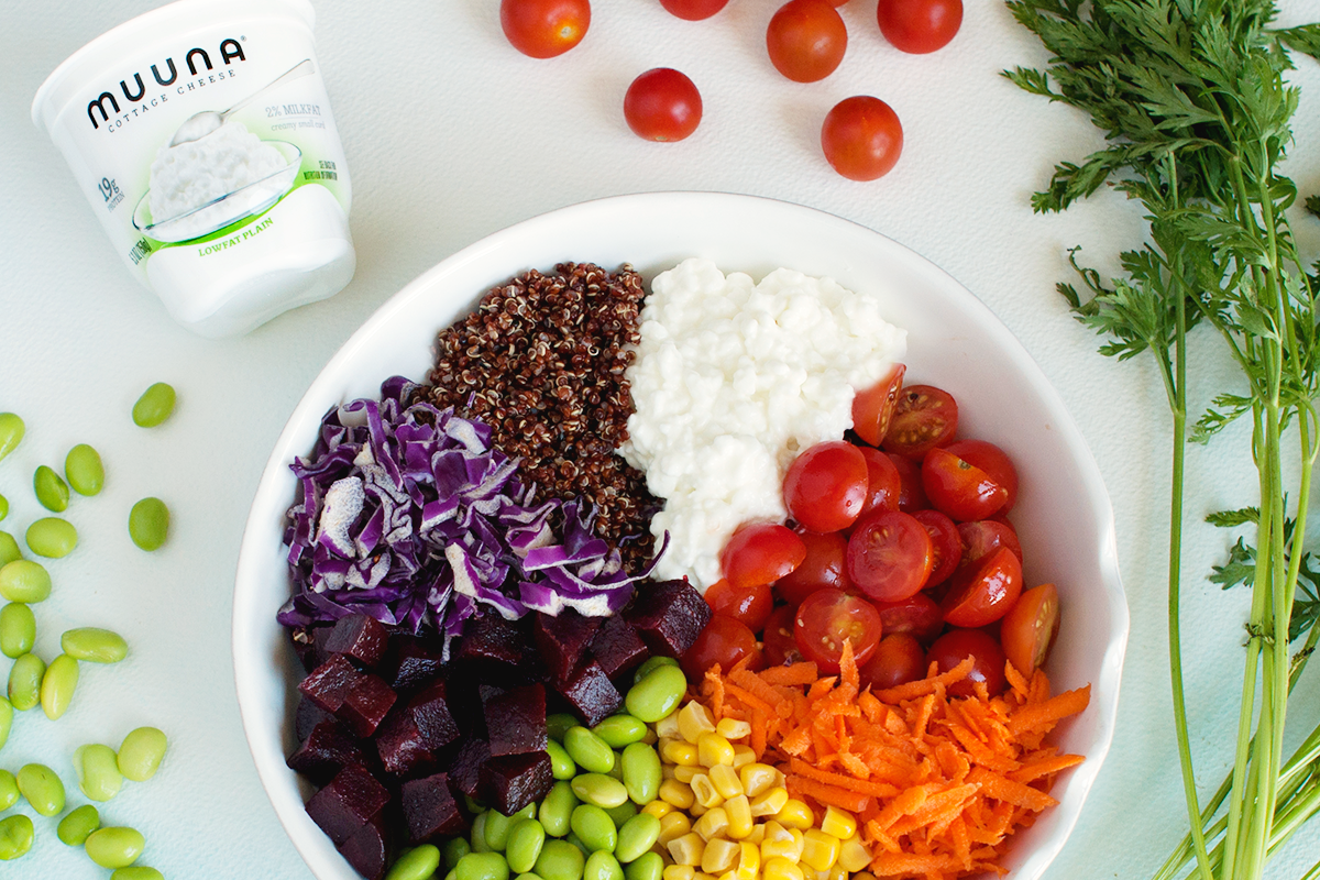 Muuna Rainbow Protein Power Bowl | Savory