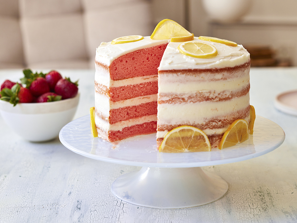 Strawberry-Lemonade Layer Cake | Savory