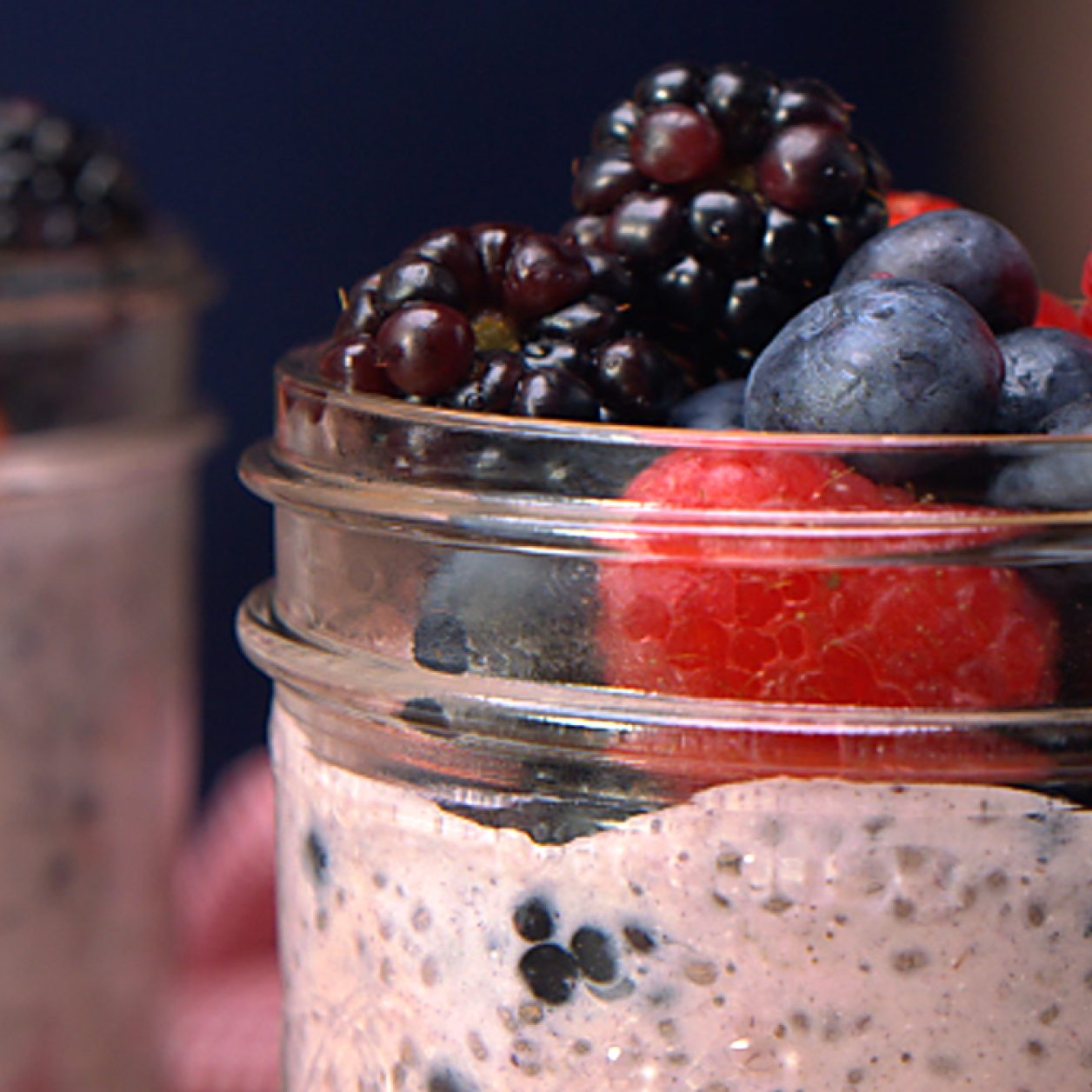 Mixed Berry Chia Pudding | Savory
