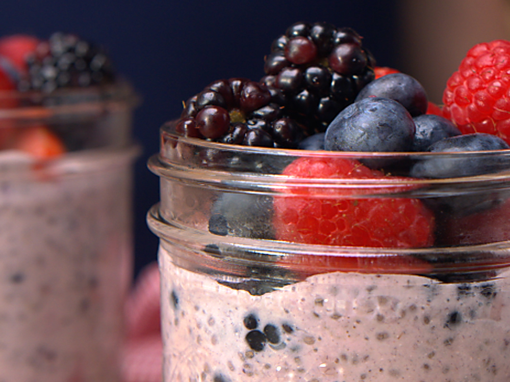 Mixed Berry Chia Pudding | Savory