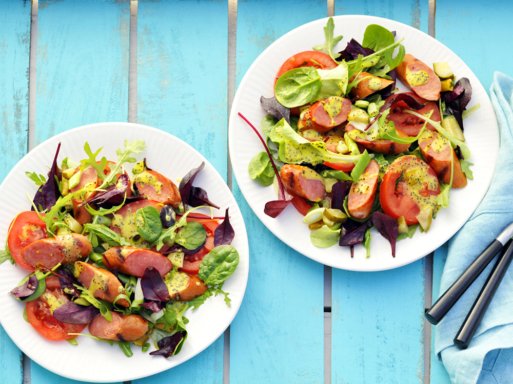 Chicago-Style Hot Dog Salad | Savory