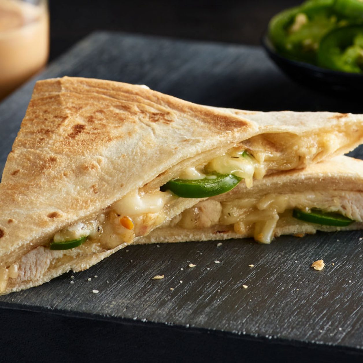 Sheet-Pan Quesadilla with Spicy Ranchero | Savory