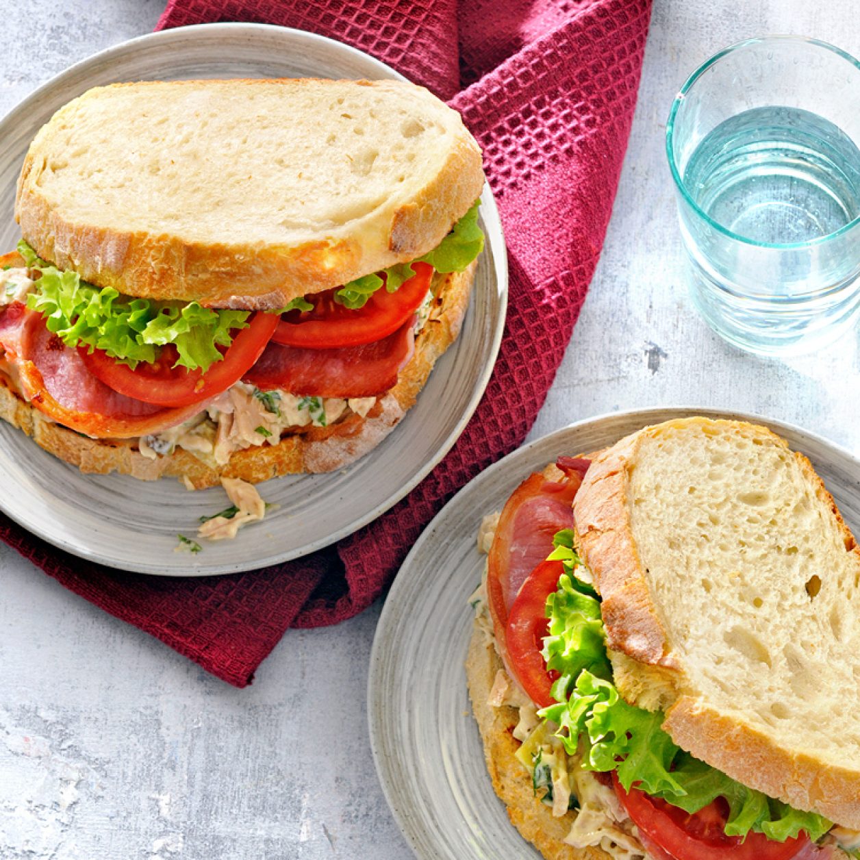Tuna Club Sandwich | Savory