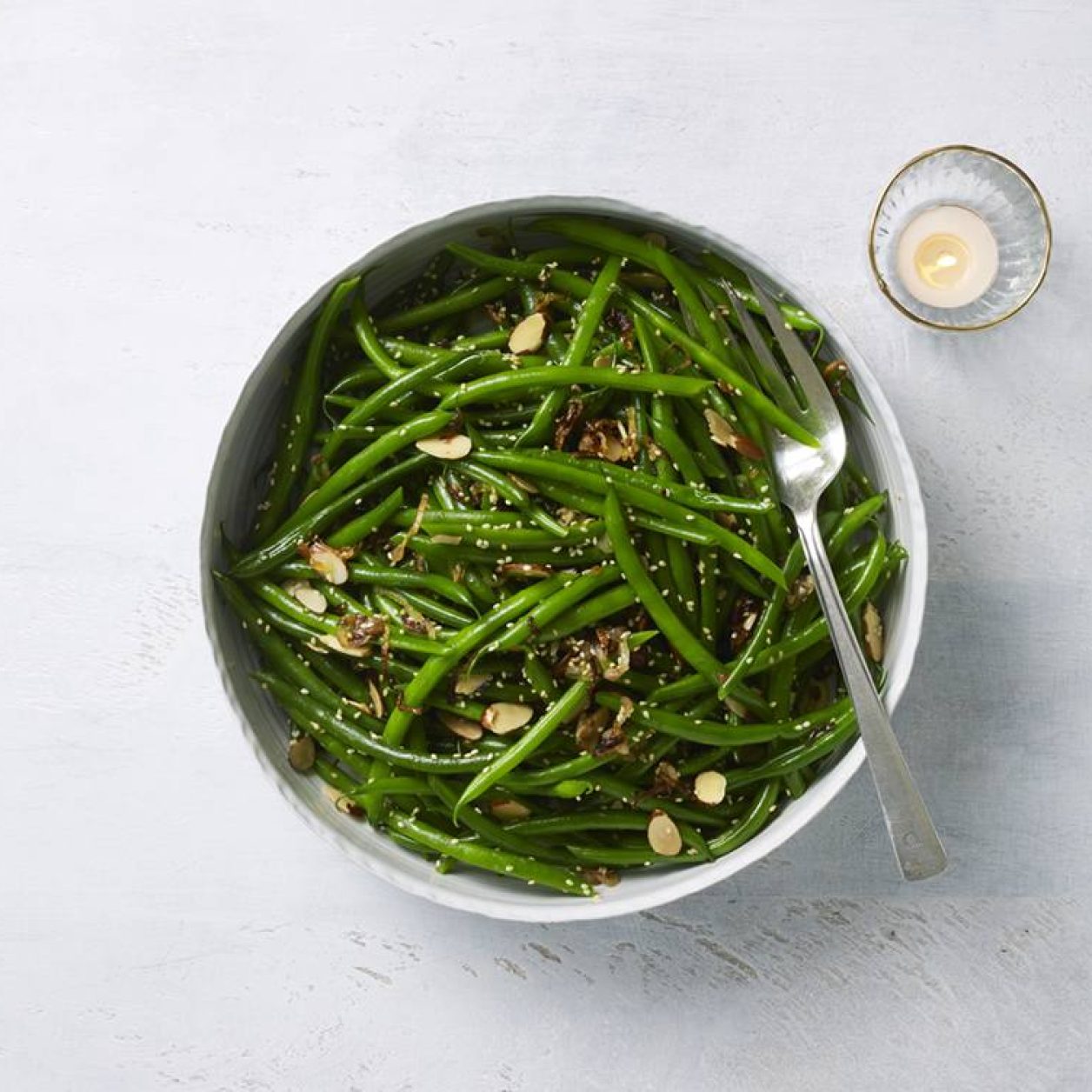 Brown Butter French Beans Amandine | Savory