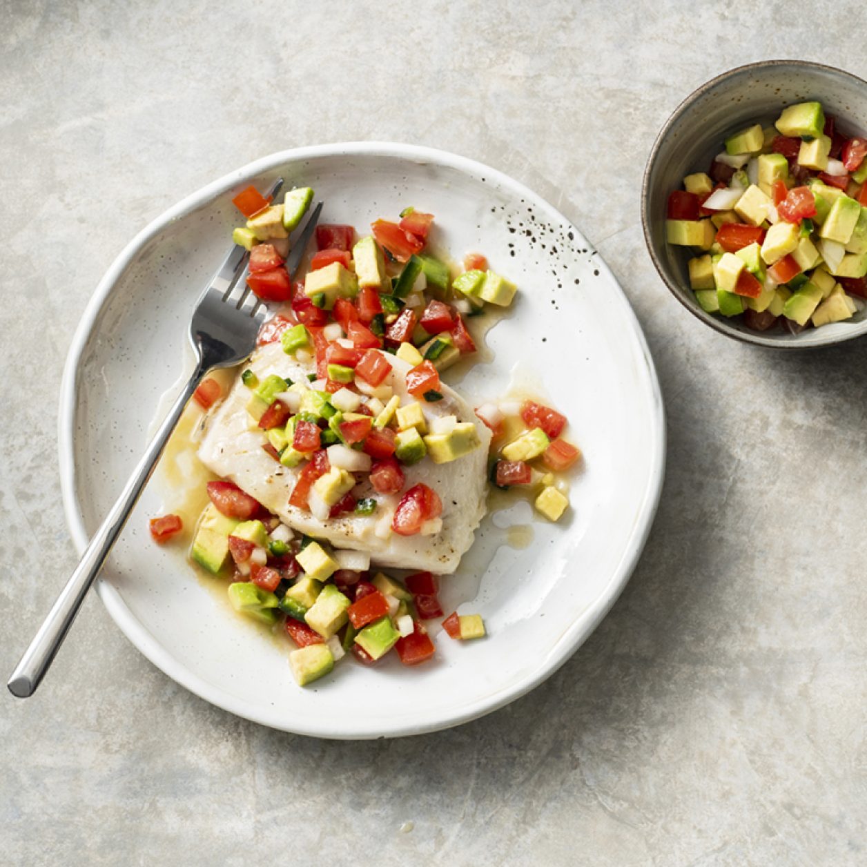 Roasted Cod with Avocado Salsa | Savory